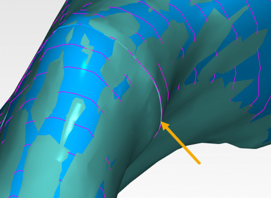 How to edit a (given) grade shell or other surfaces? | GEOREKA Software