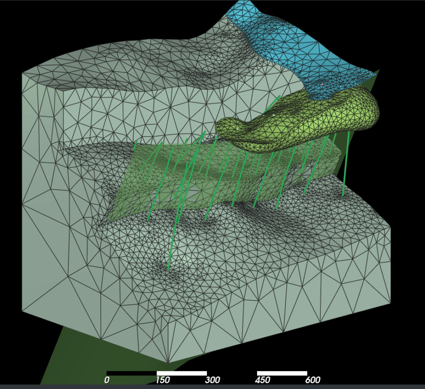 3D Fault Model: an example | GEOREKA Software